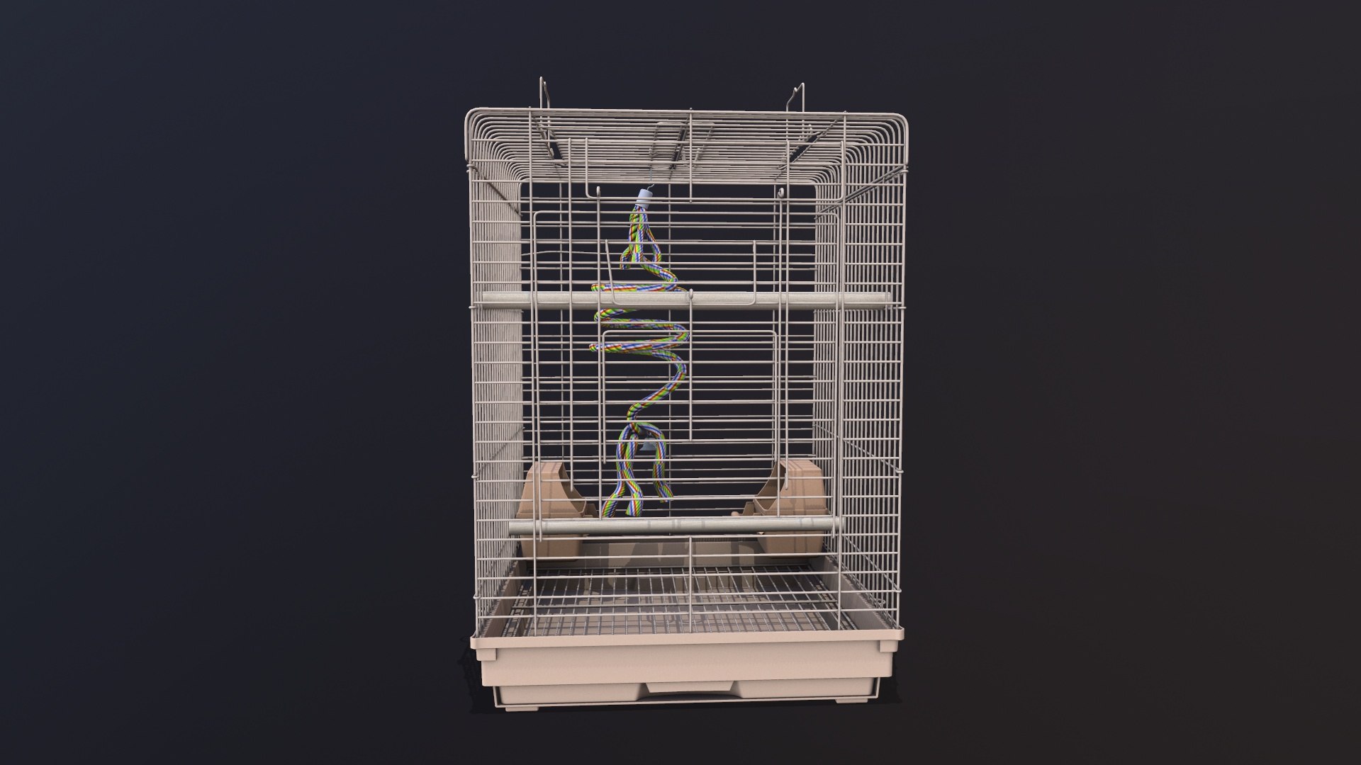 3D Bird Cage Model - TurboSquid 2255838