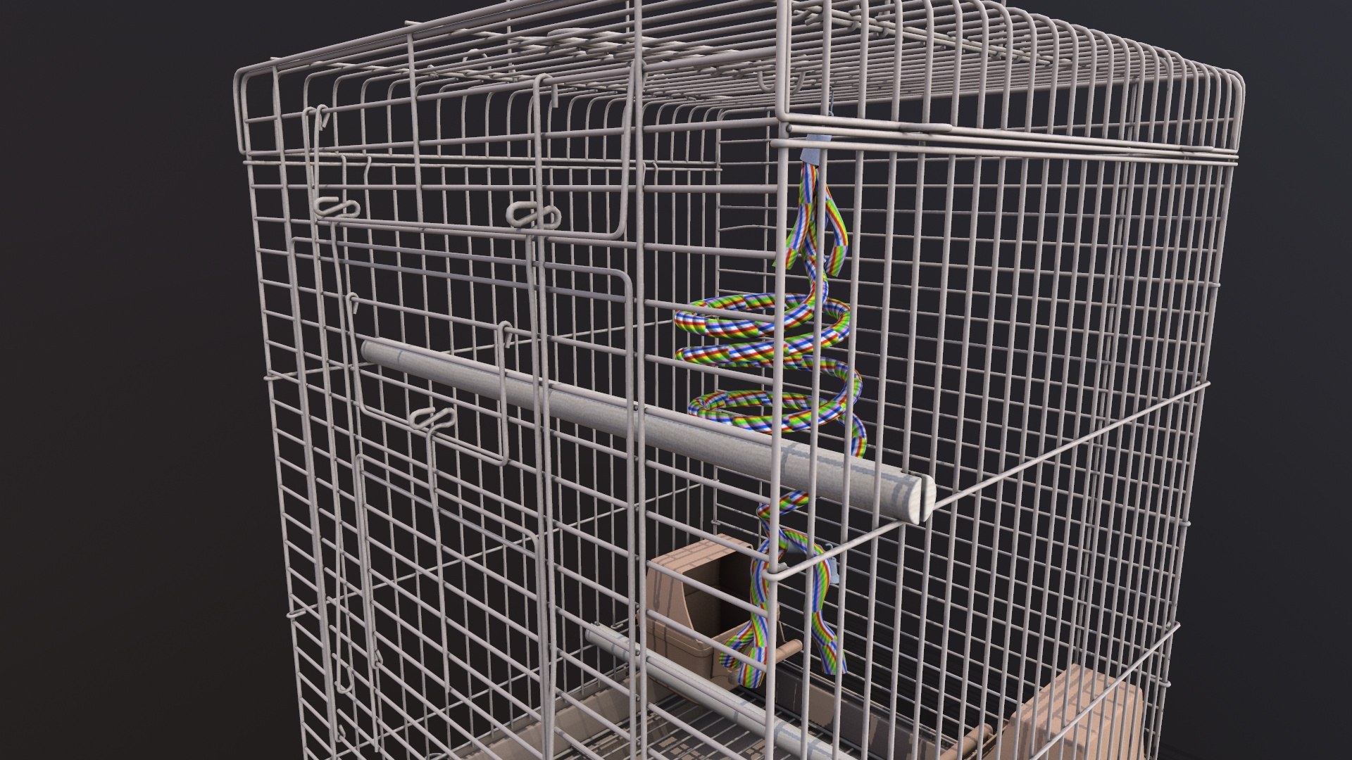 3D Bird Cage Model - TurboSquid 2255838