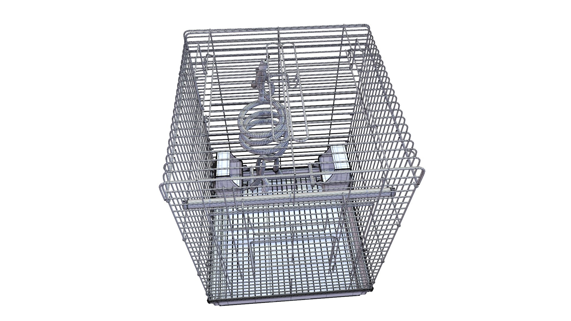 3D Bird Cage Model - TurboSquid 2255838