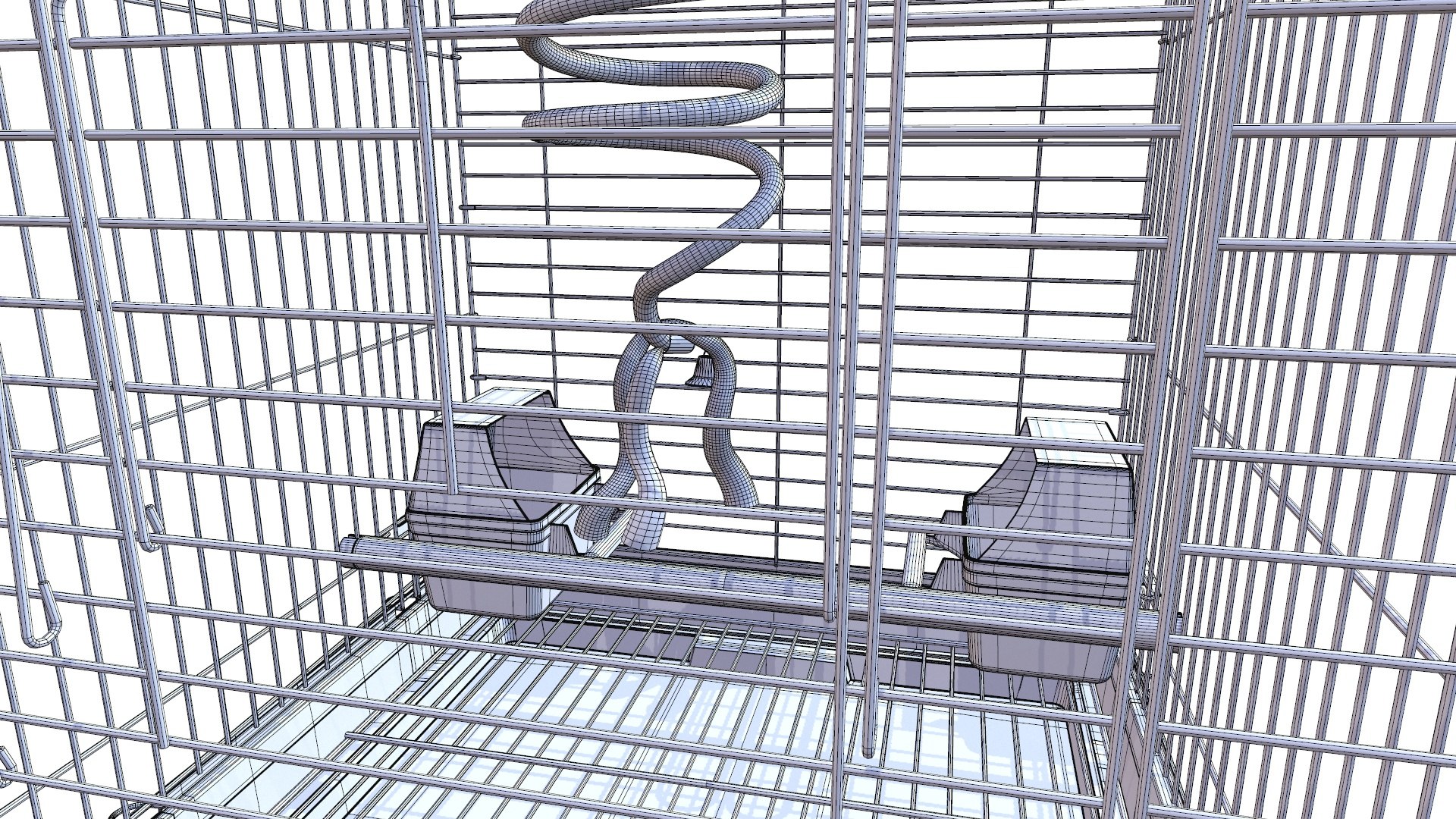 3D Bird Cage Model - TurboSquid 2255838
