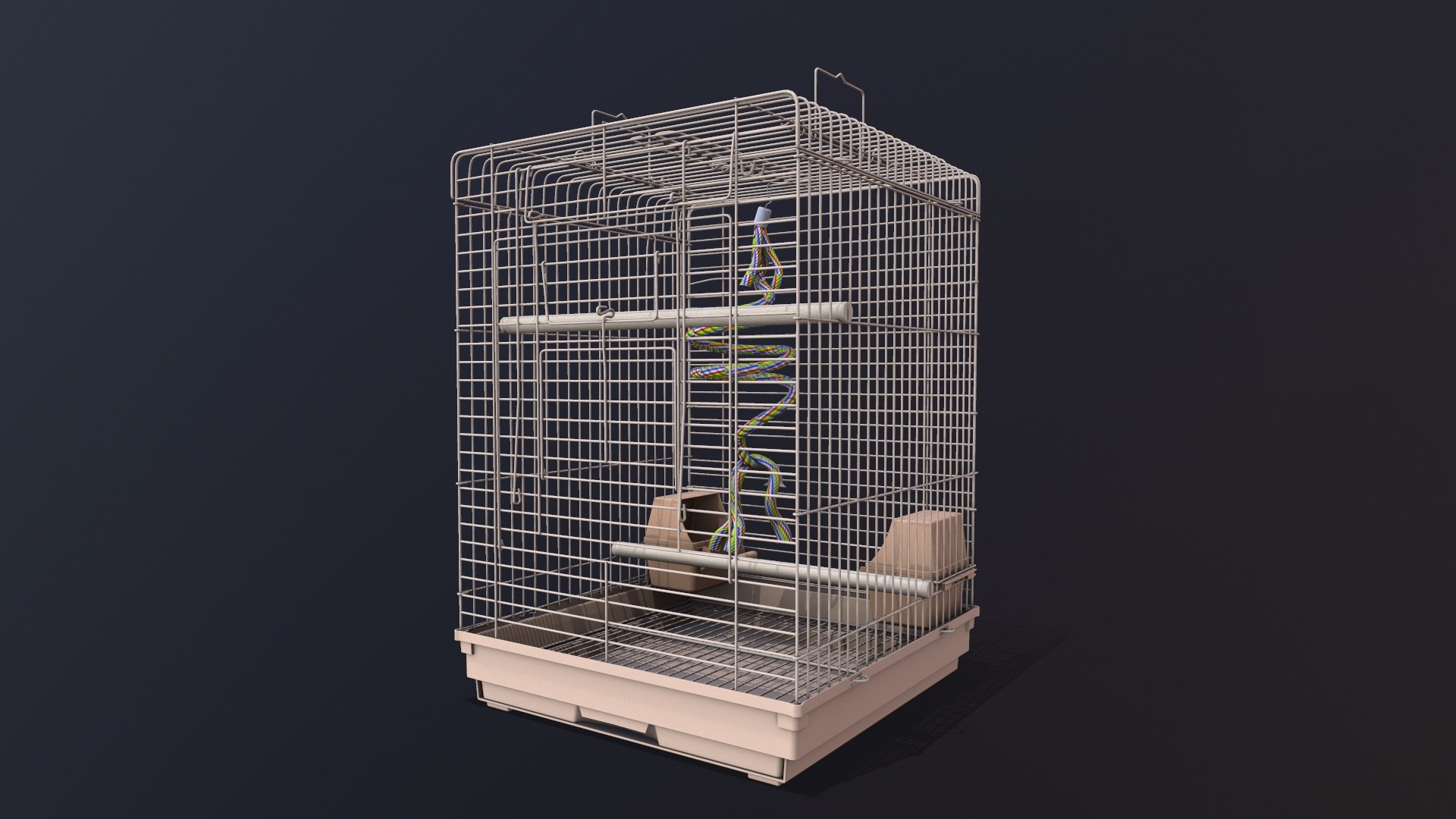 3D Bird Cage Model - TurboSquid 2255838
