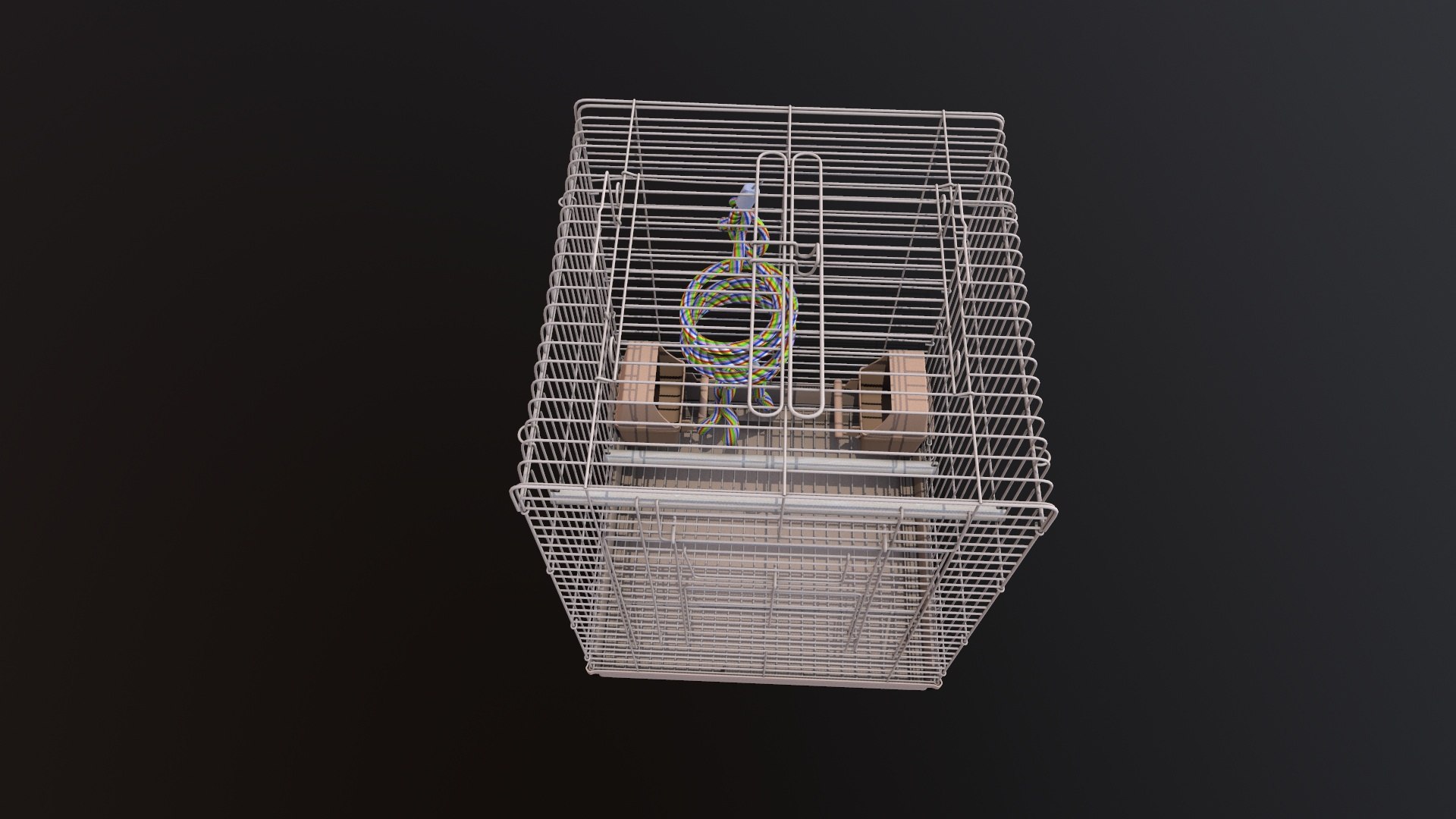 3D Bird Cage Model - TurboSquid 2255838