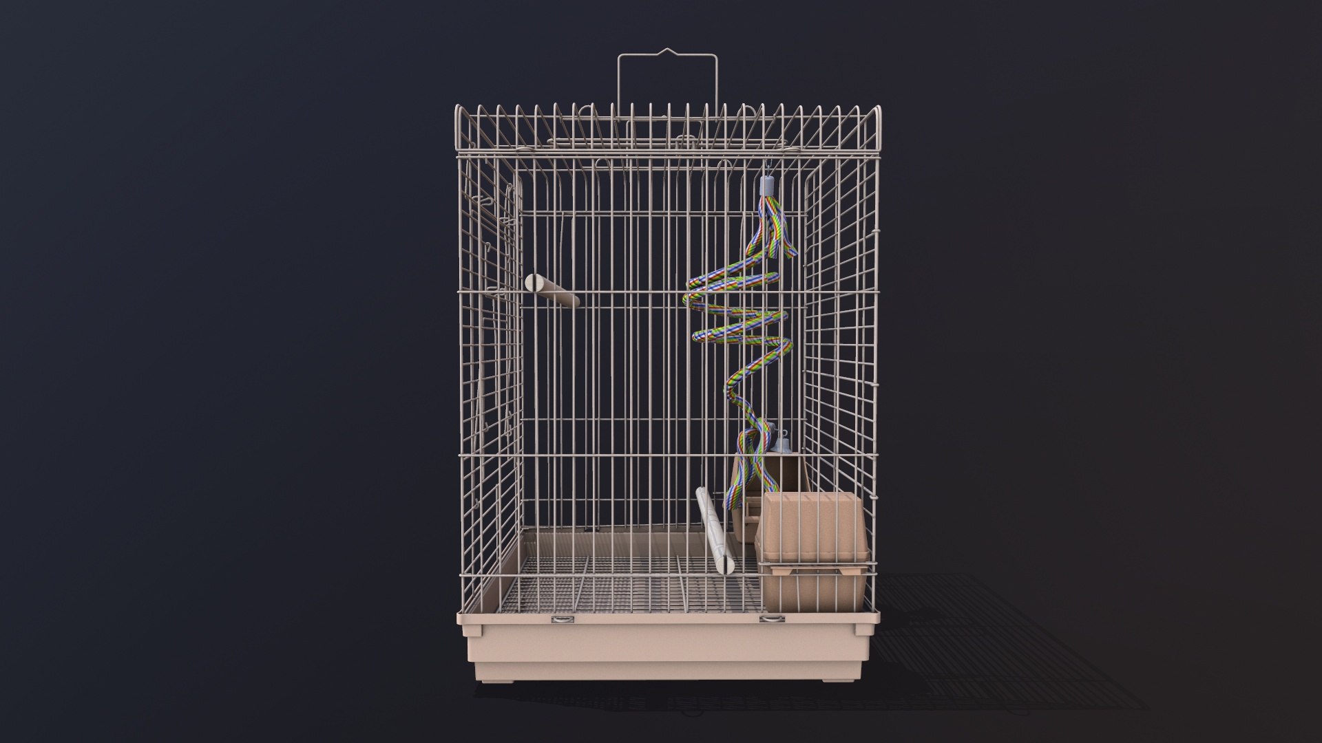 3D Bird Cage Model - TurboSquid 2255838