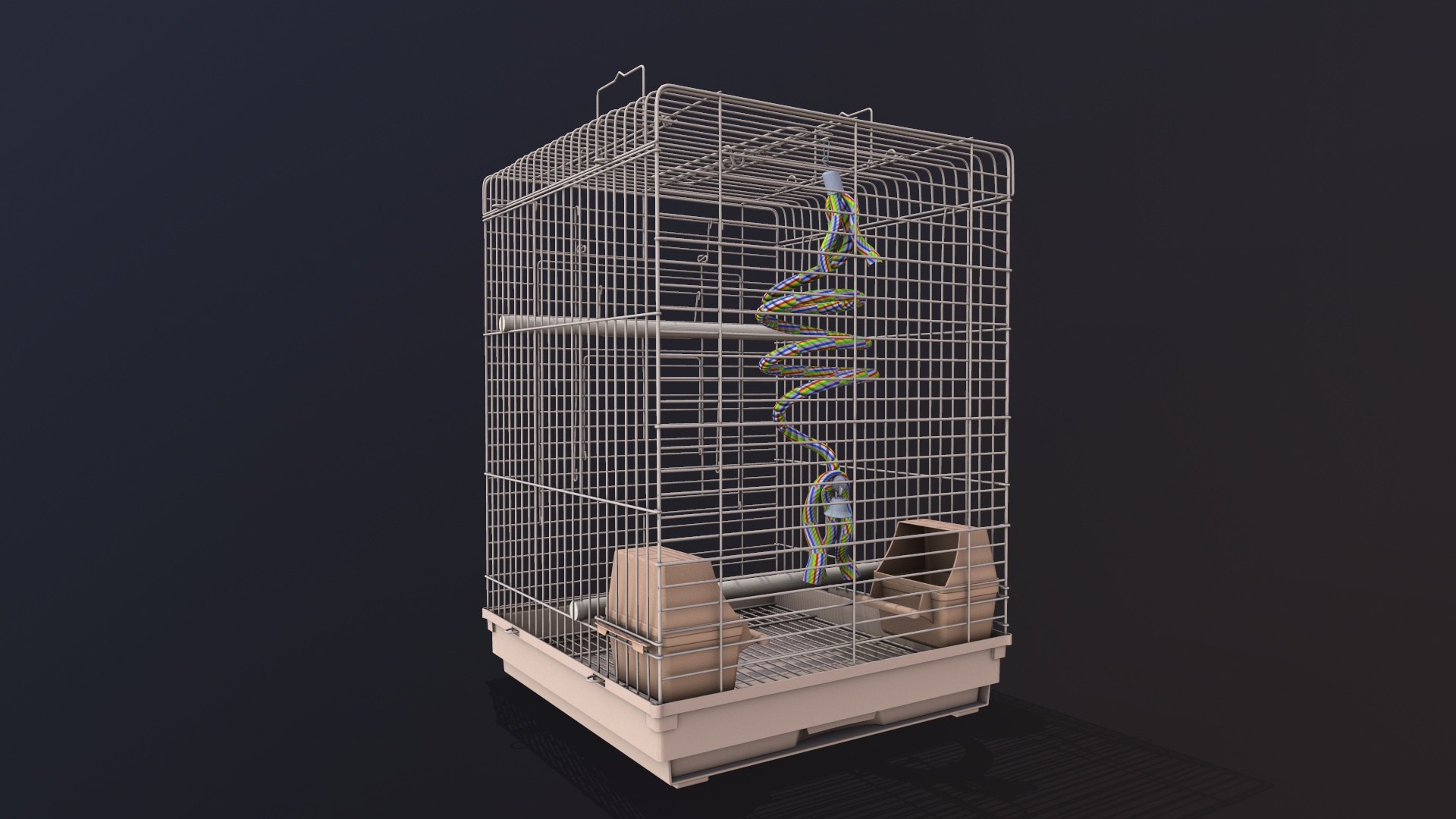 3D Bird Cage Model - TurboSquid 2255838