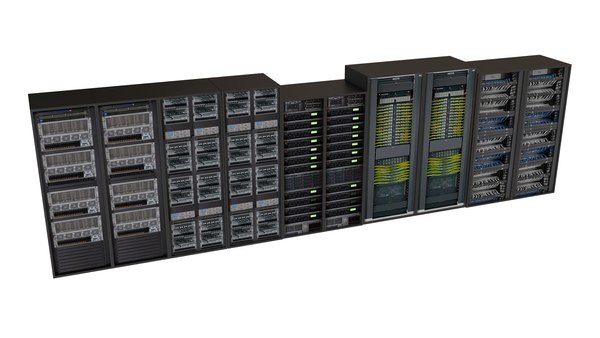 modelo 3d Rack de servidores - TurboSquid 2180692