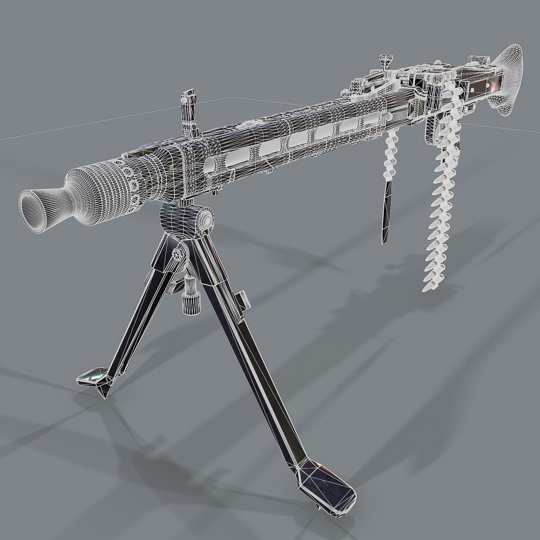 Mg-42 Modeled 3D Model - TurboSquid 1555634