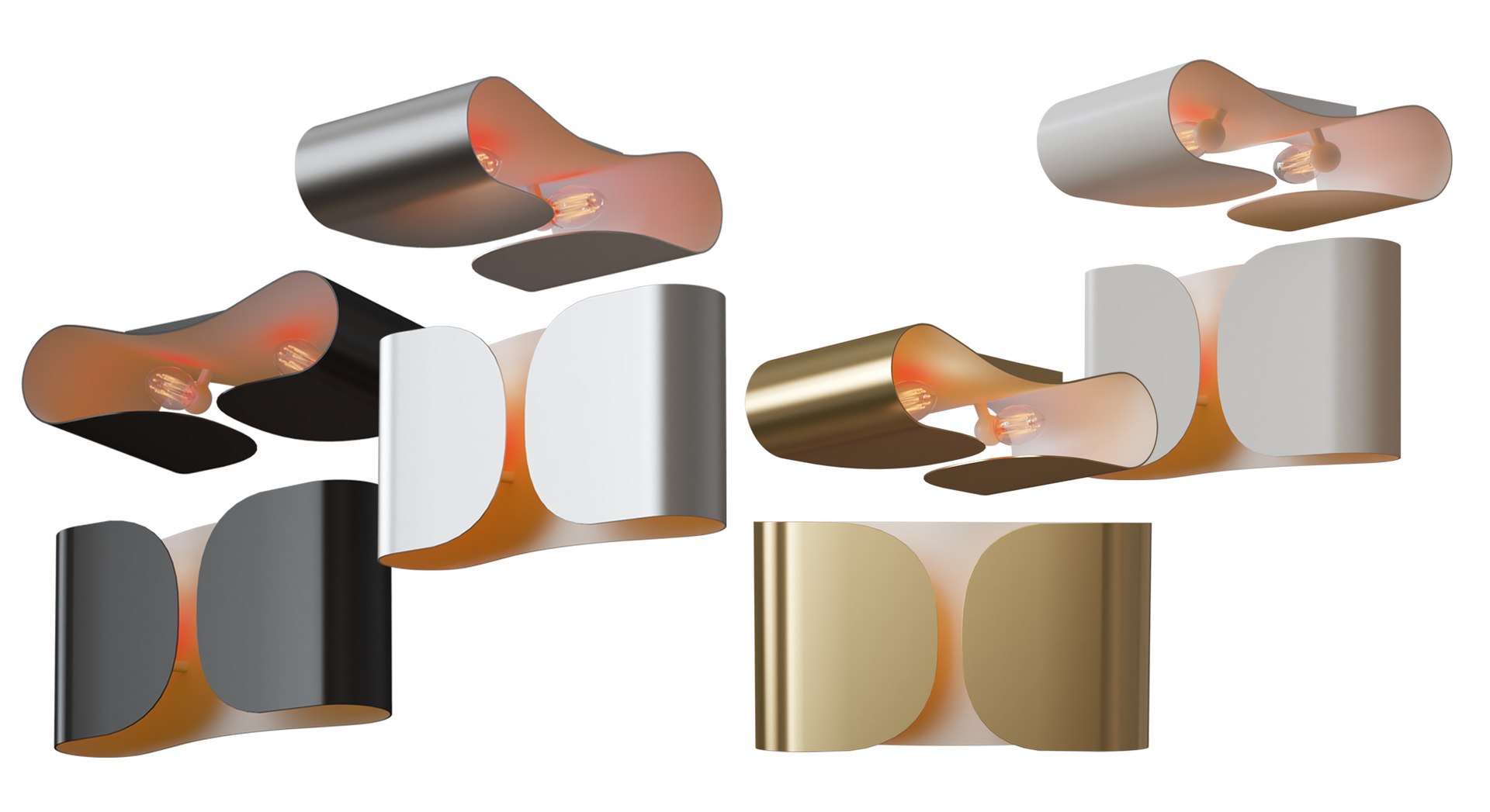 3D Flos Foglio WallCeiling Lamp Model - TurboSquid 2314608