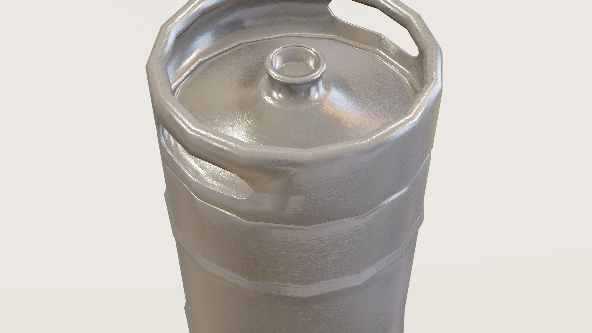 3D Slim Beer Drum 30L 01 Model - TurboSquid 2355898