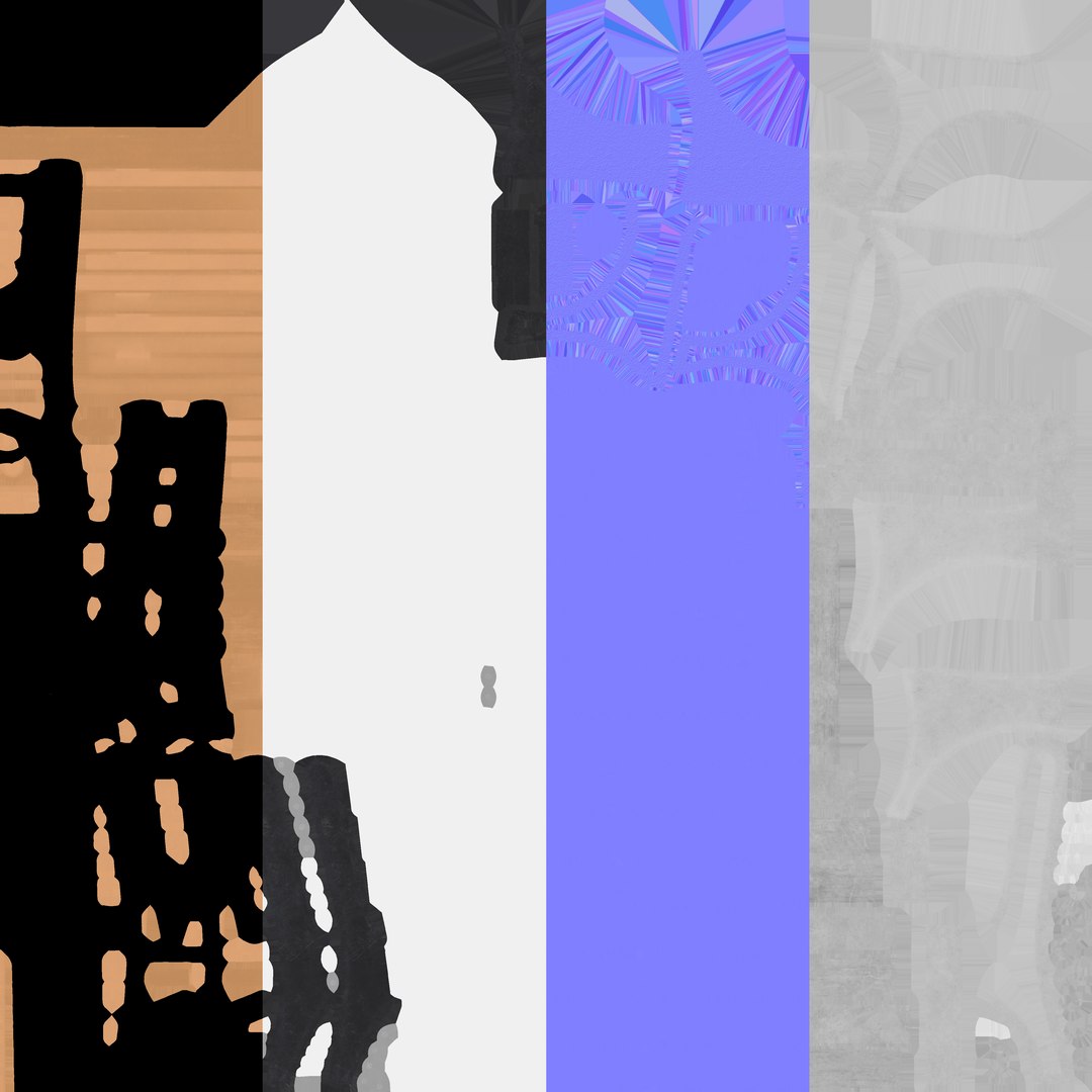 3D Plastic Bench Clean and Dirty - TurboSquid 1885281