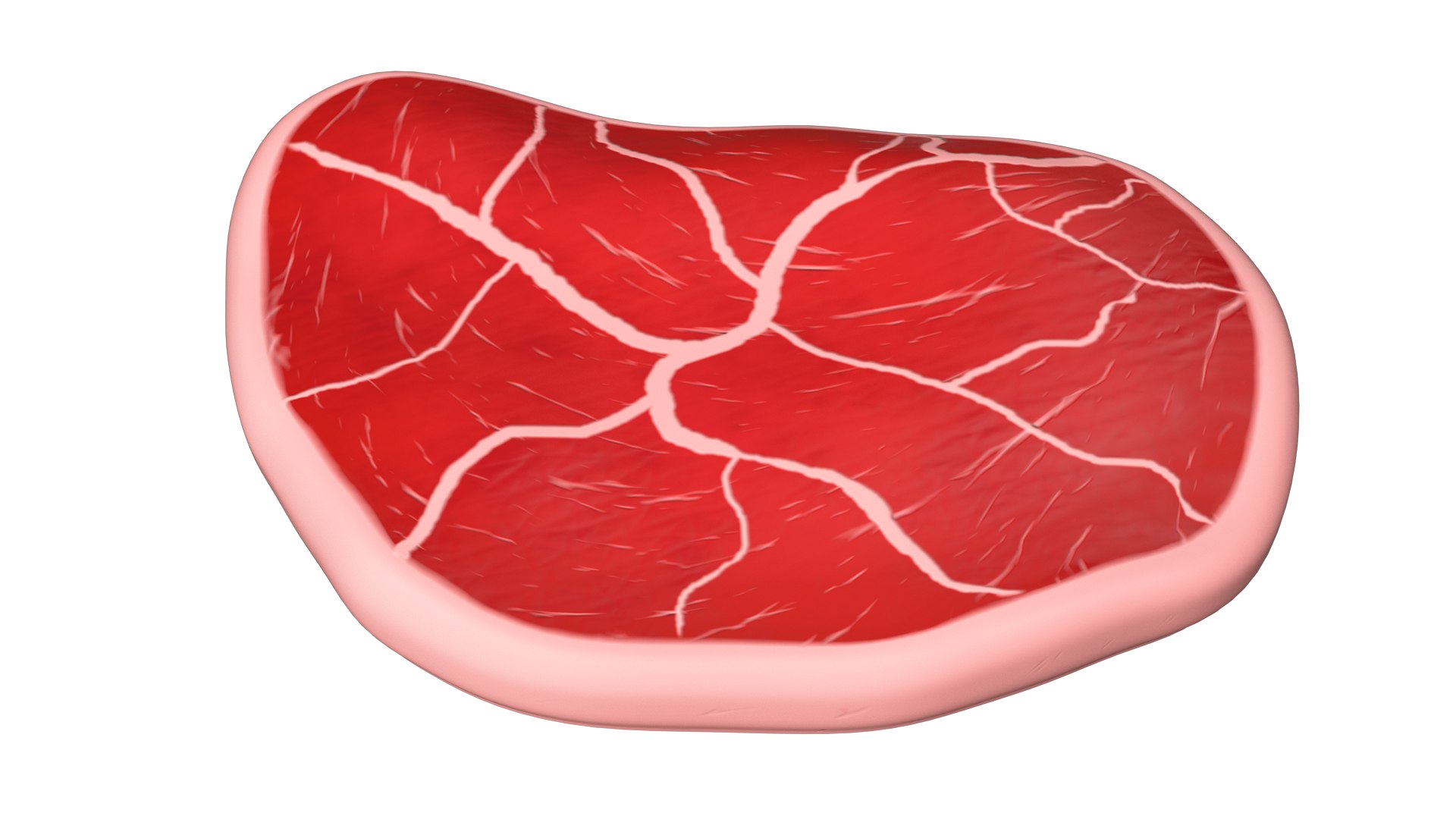 3D Cartoon Meat Model - TurboSquid 2061648