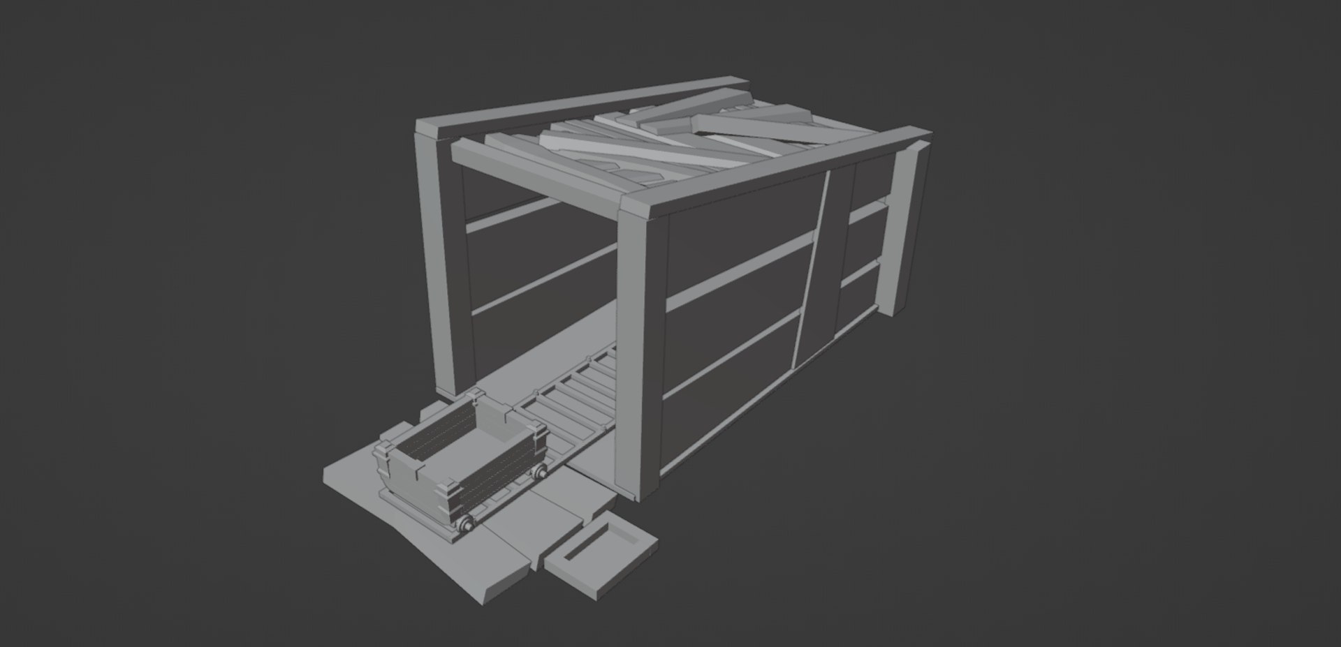 Gold Mine 3D Model - TurboSquid 2256423