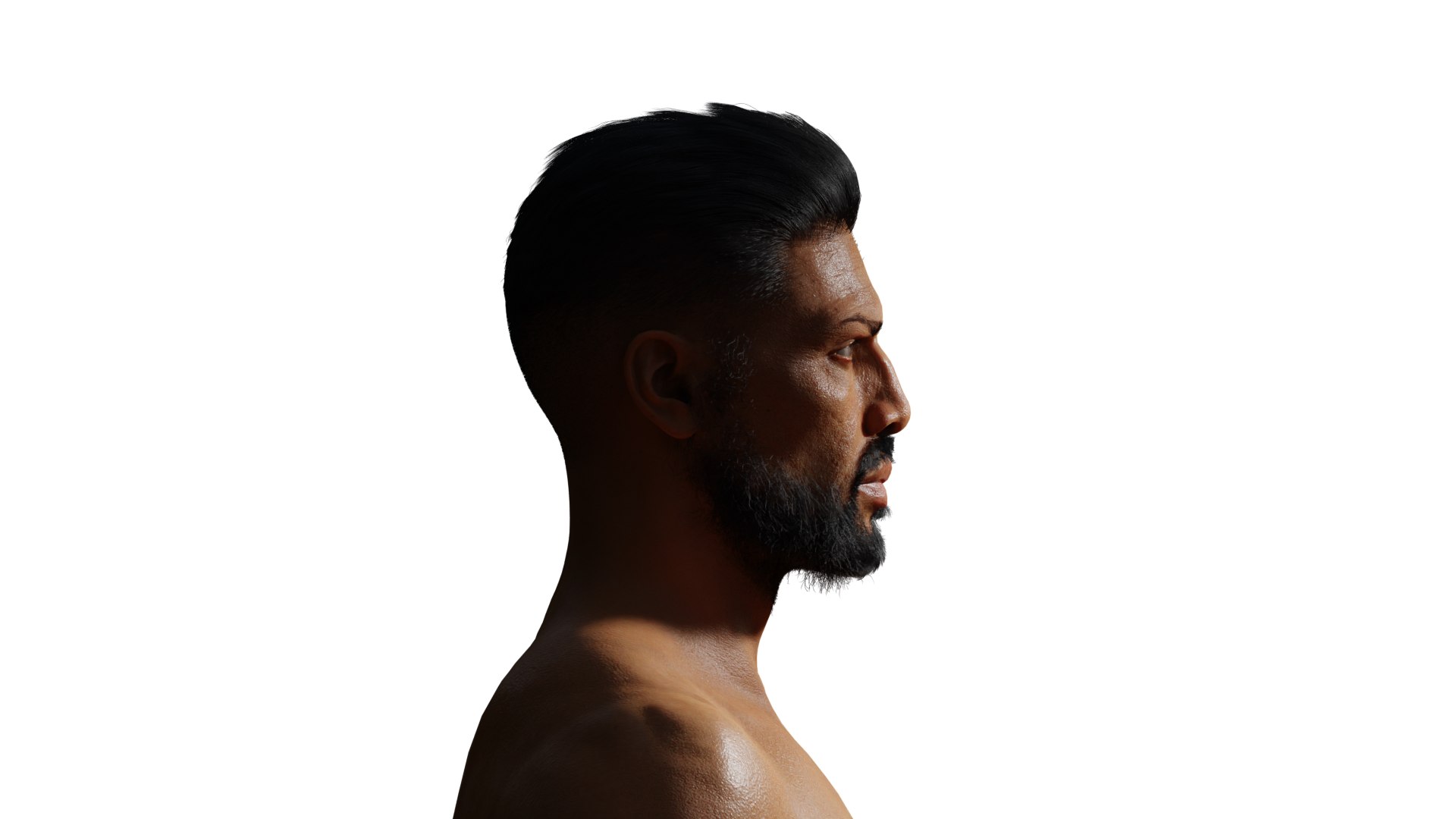 3D Abdul Realistic Blender Male Character Model - TurboSquid 1886632
