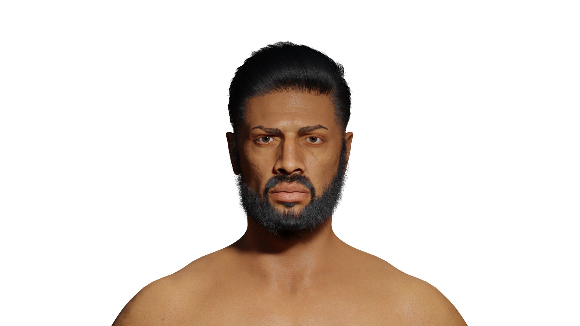 3D Abdul Realistic Blender Male Character Model - TurboSquid 1886632