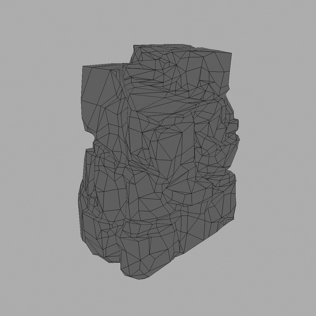 3d Rock Formation Model