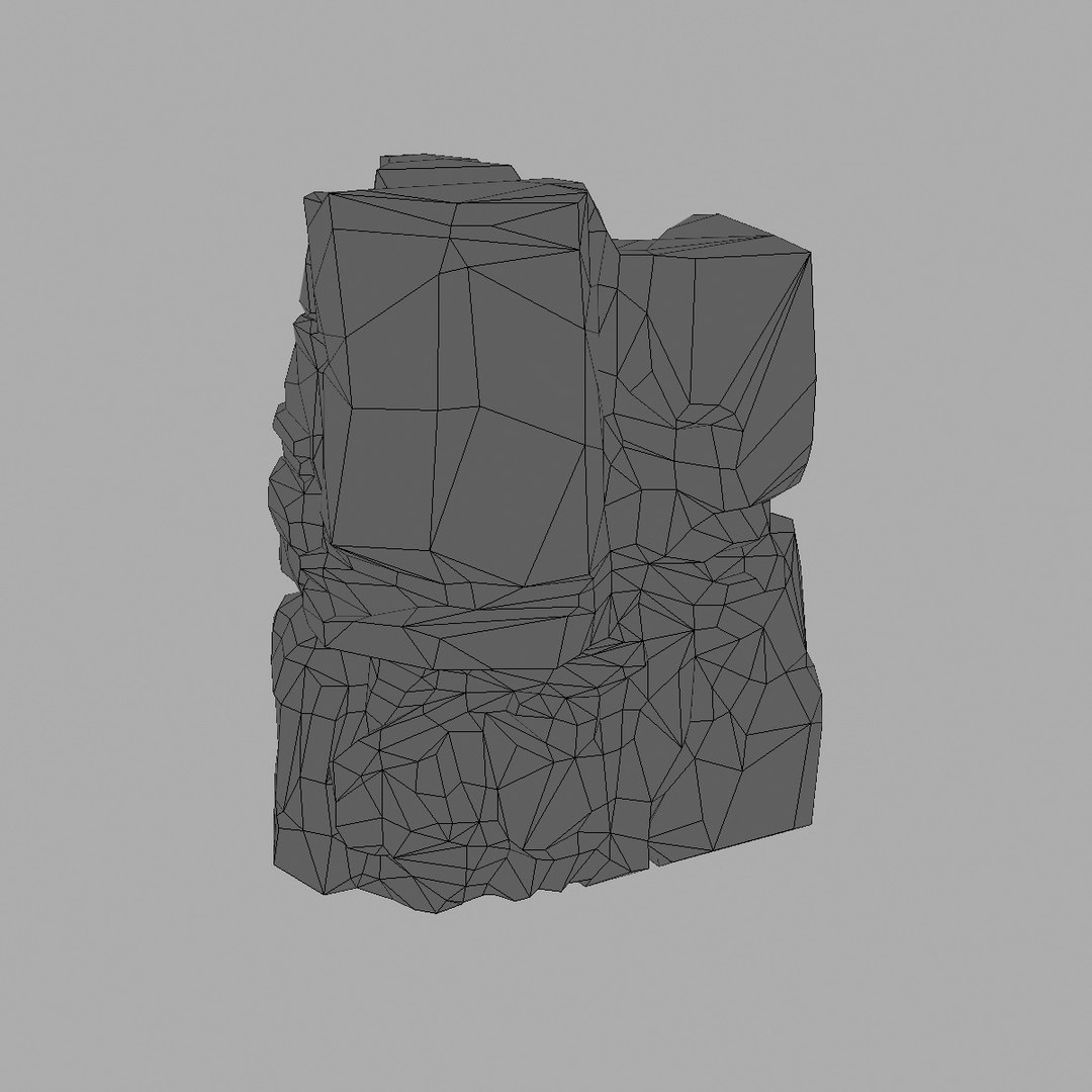 3d Rock Formation Model