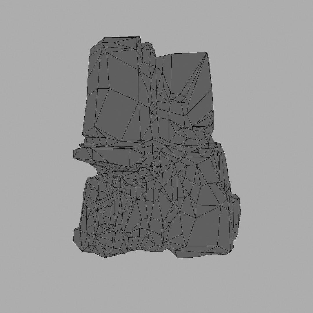 3d Rock Formation Model