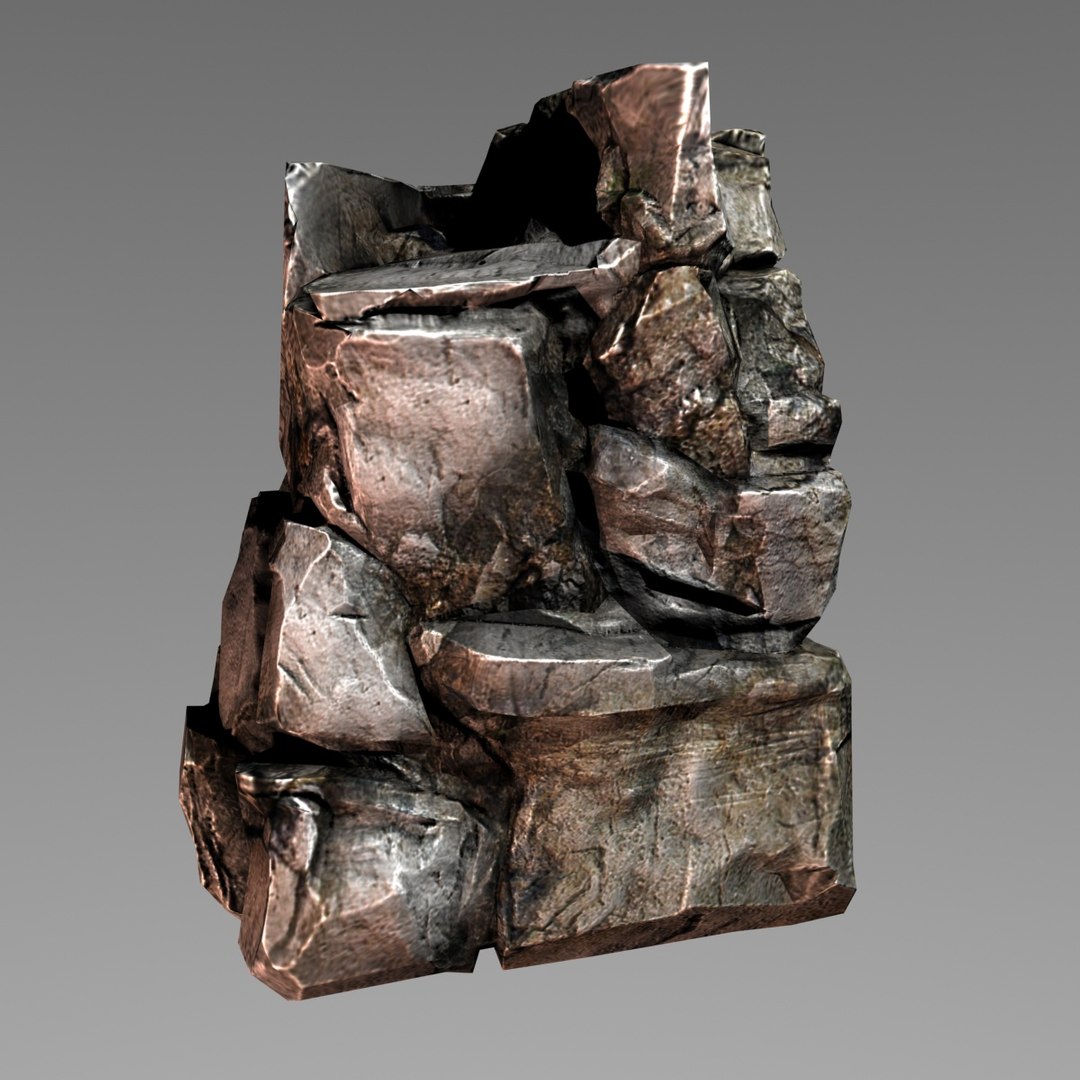 3d Rock Formation Model