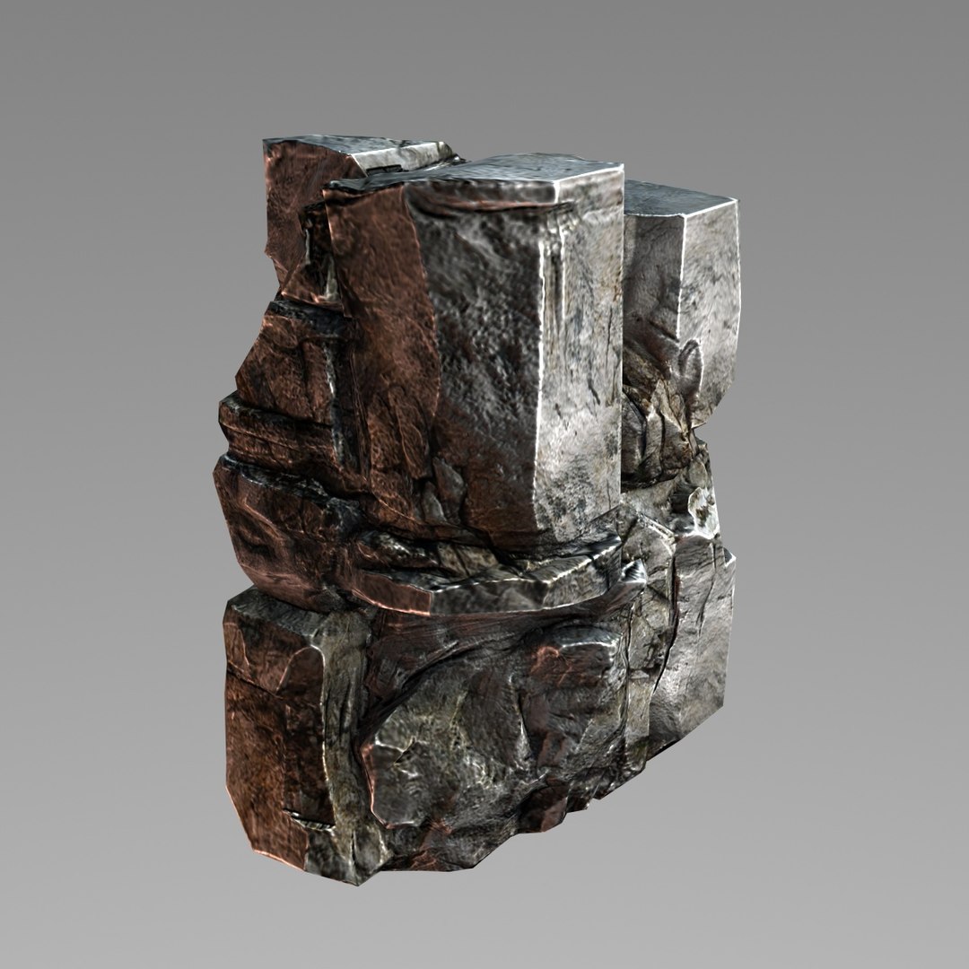 3d Rock Formation Model