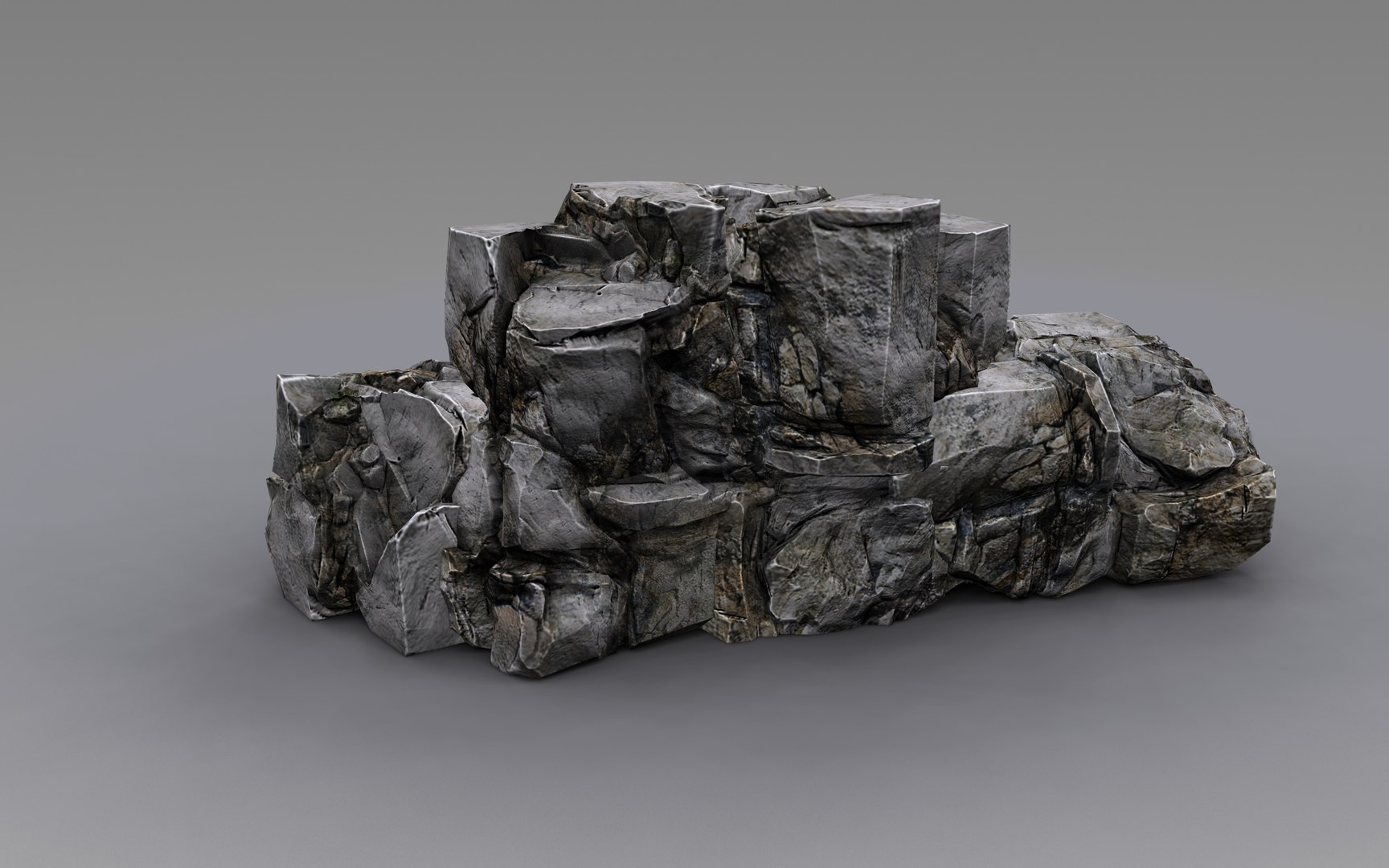 3d Rock Formation Model