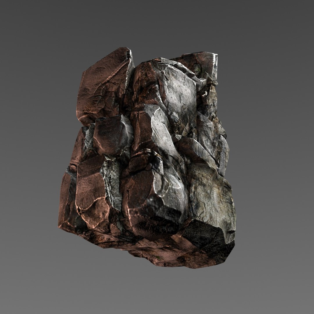 3d Rock Formation Model
