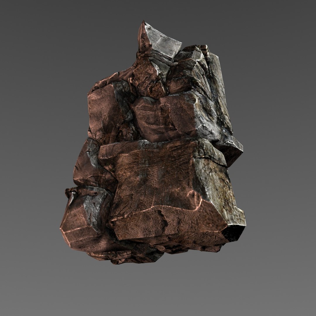 3d Rock Formation Model