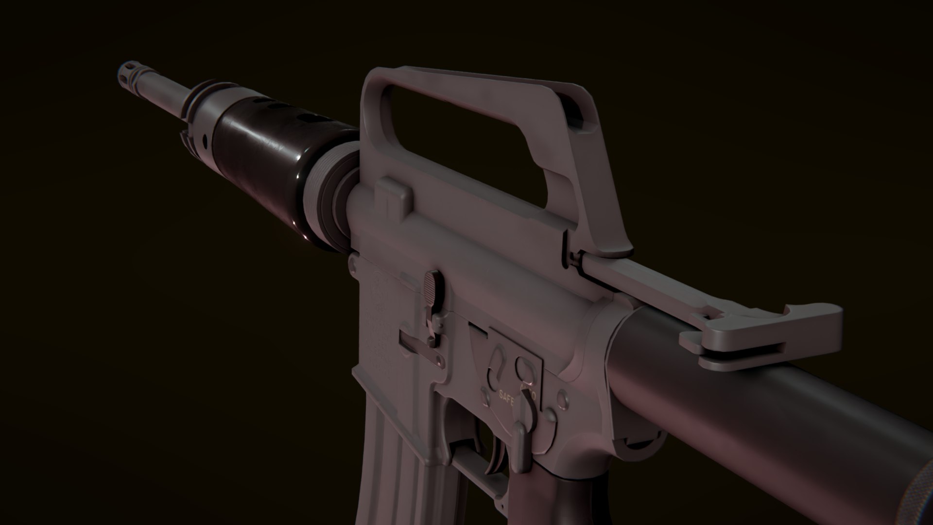 3D Model M231 Firing Port Weapon - TurboSquid 2128913