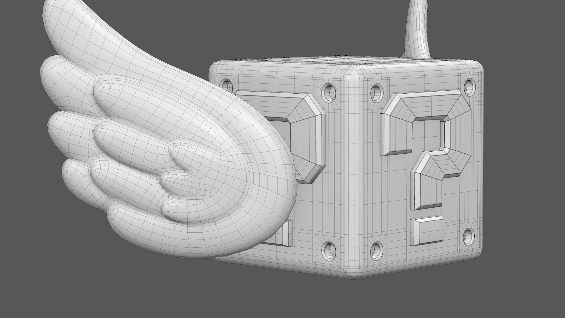 Flying Question Block Super Mario 3D Model - TurboSquid 2055696