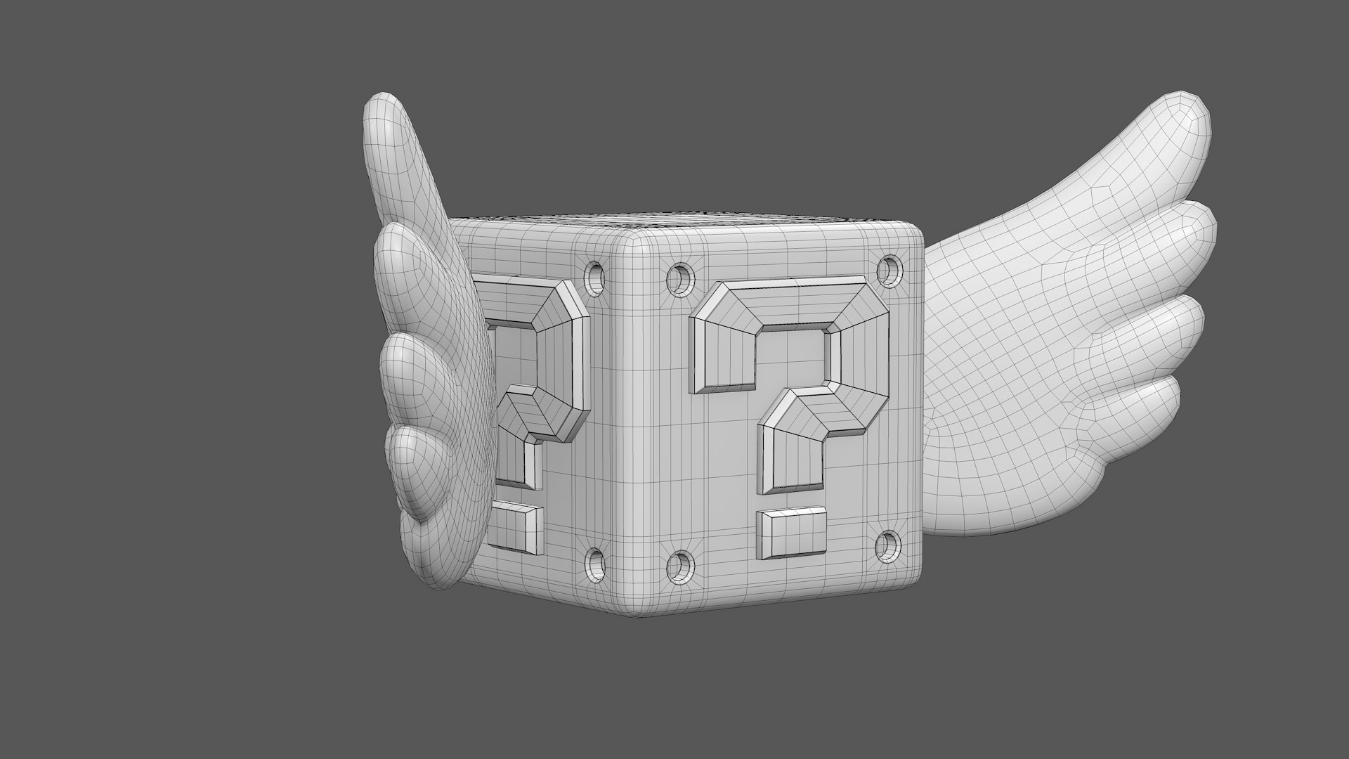 Flying Question Block Super Mario 3D Model - TurboSquid 2055696