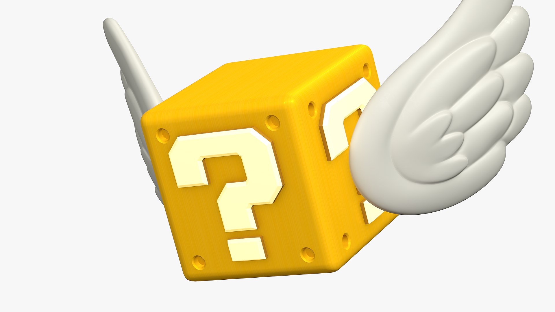 Flying Question Block Super Mario 3D Model - TurboSquid 2055696