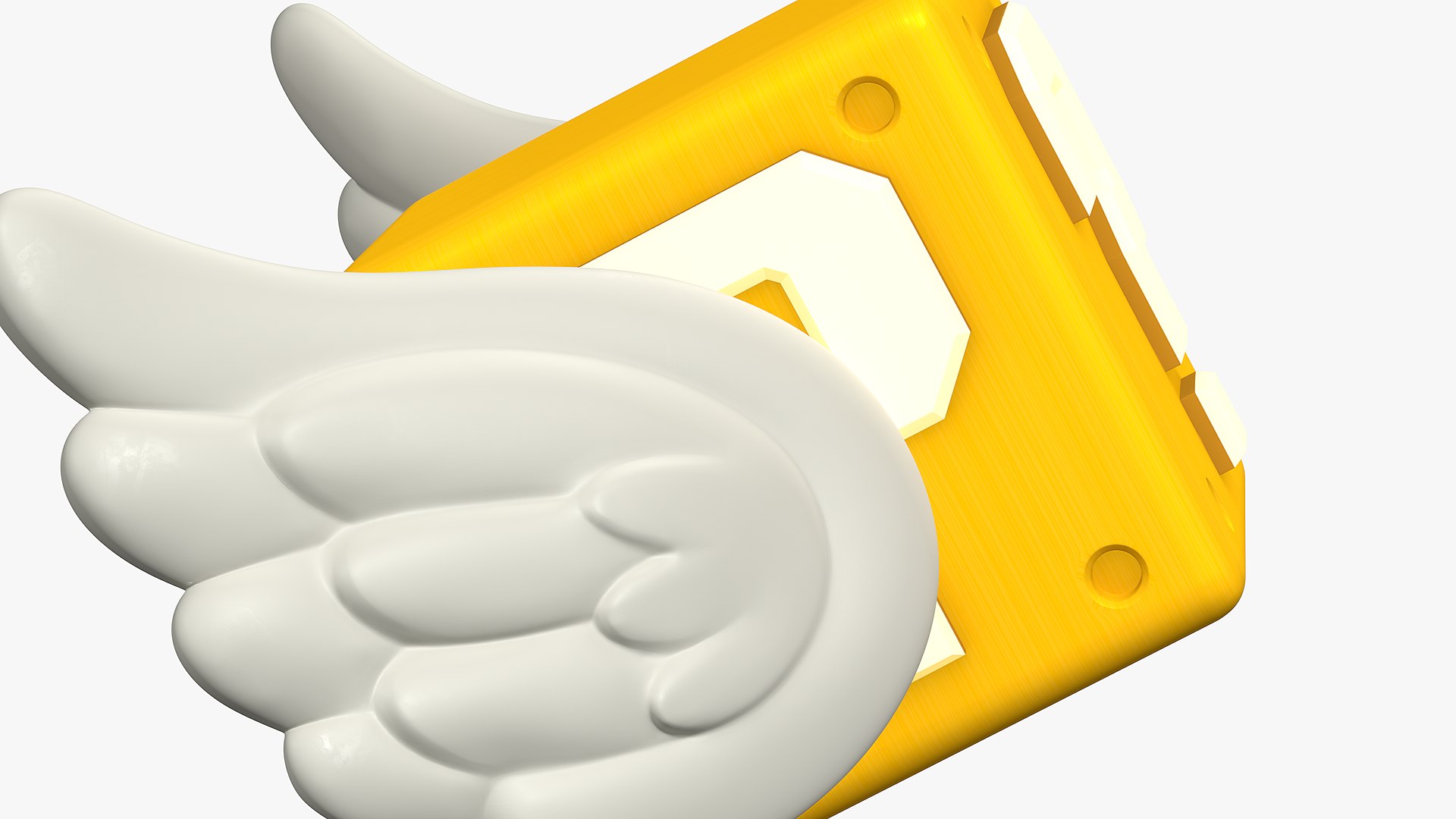 Flying Question Block Super Mario 3D Model - TurboSquid 2055696