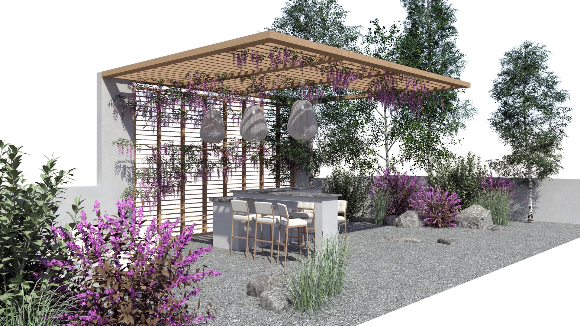 3D Patio Model - TurboSquid 2208829