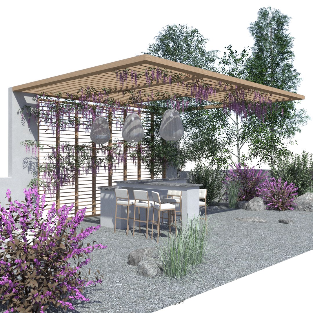 3D Patio Model - TurboSquid 2208829