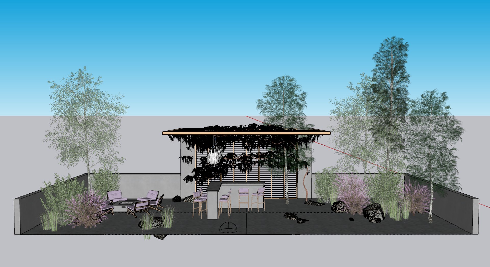 3D Patio Model - TurboSquid 2208829