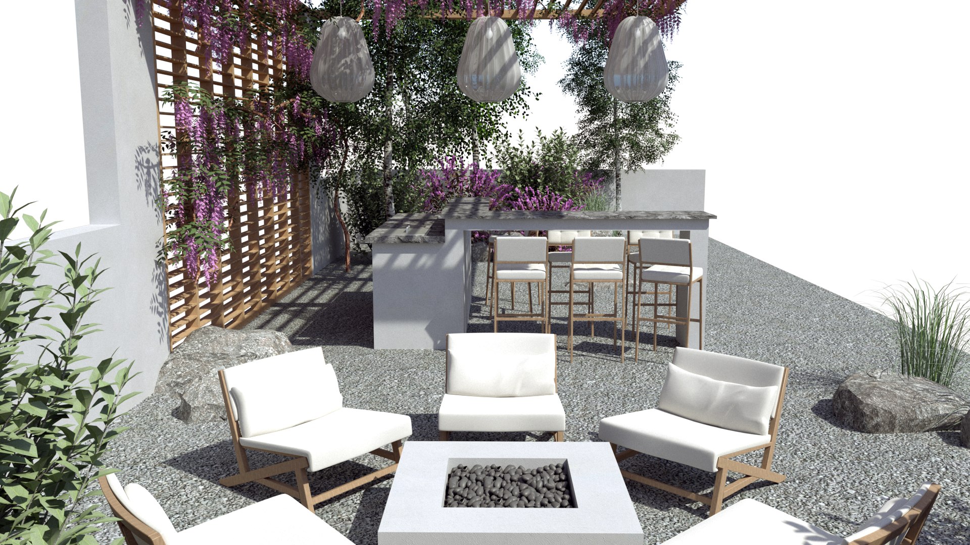 3D Patio Model - TurboSquid 2208829