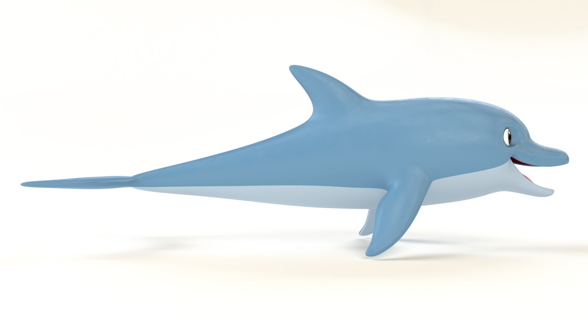 3D Cartoon Dolphin 3D Model - TurboSquid 1952933