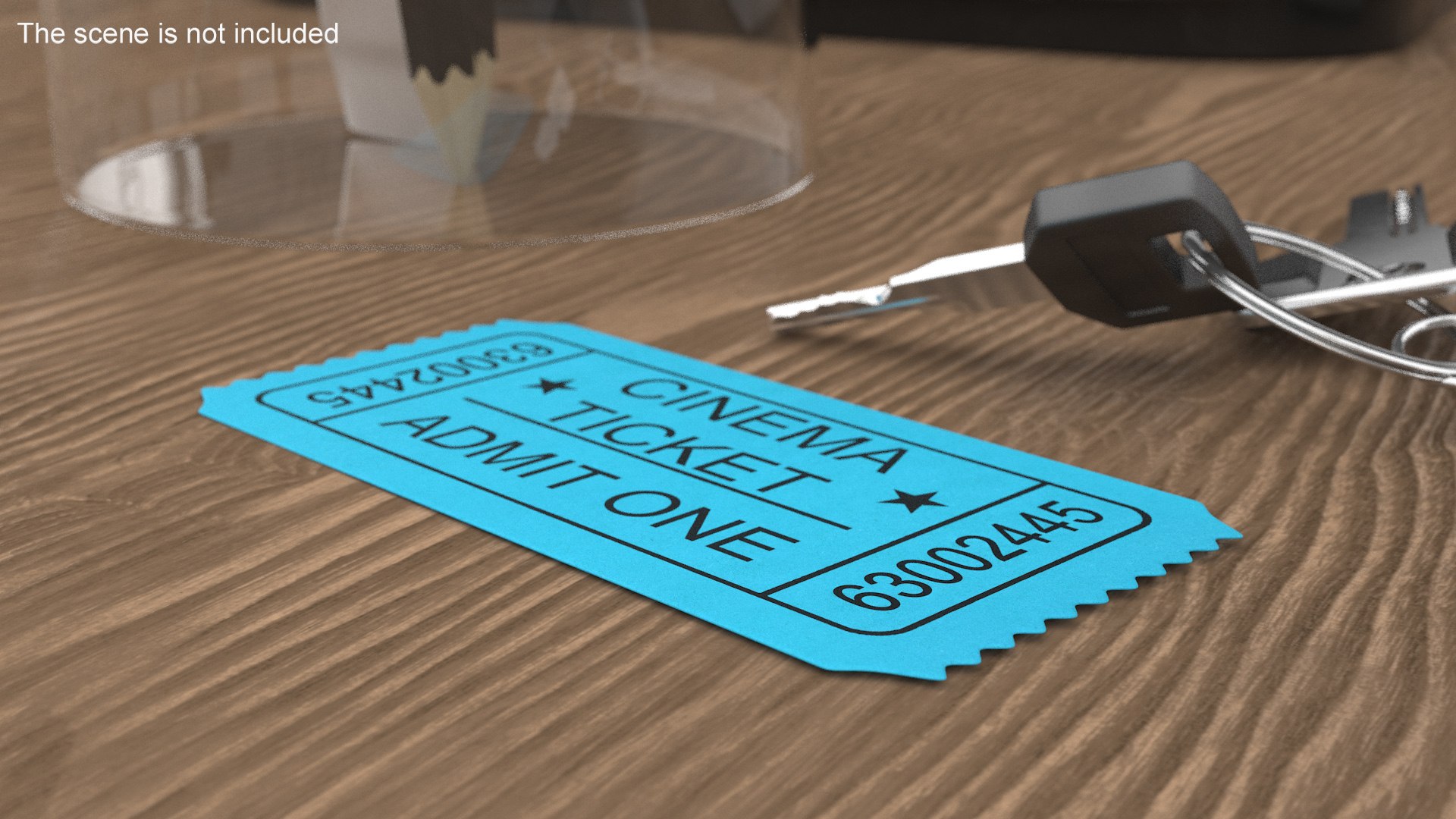 Event Admission Ticket 3D Model - TurboSquid 2222819
