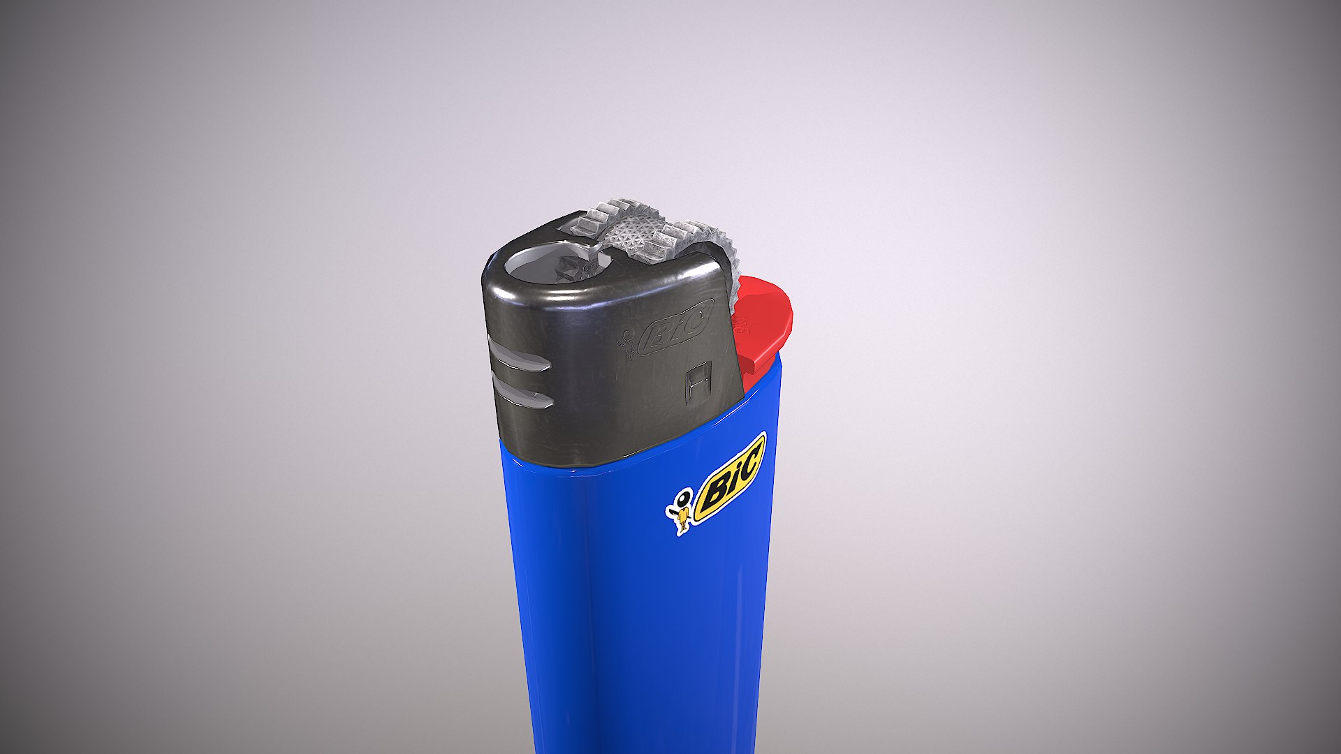 3D Disposable lighter BIC universal tool game-ready Lighters PBR ...
