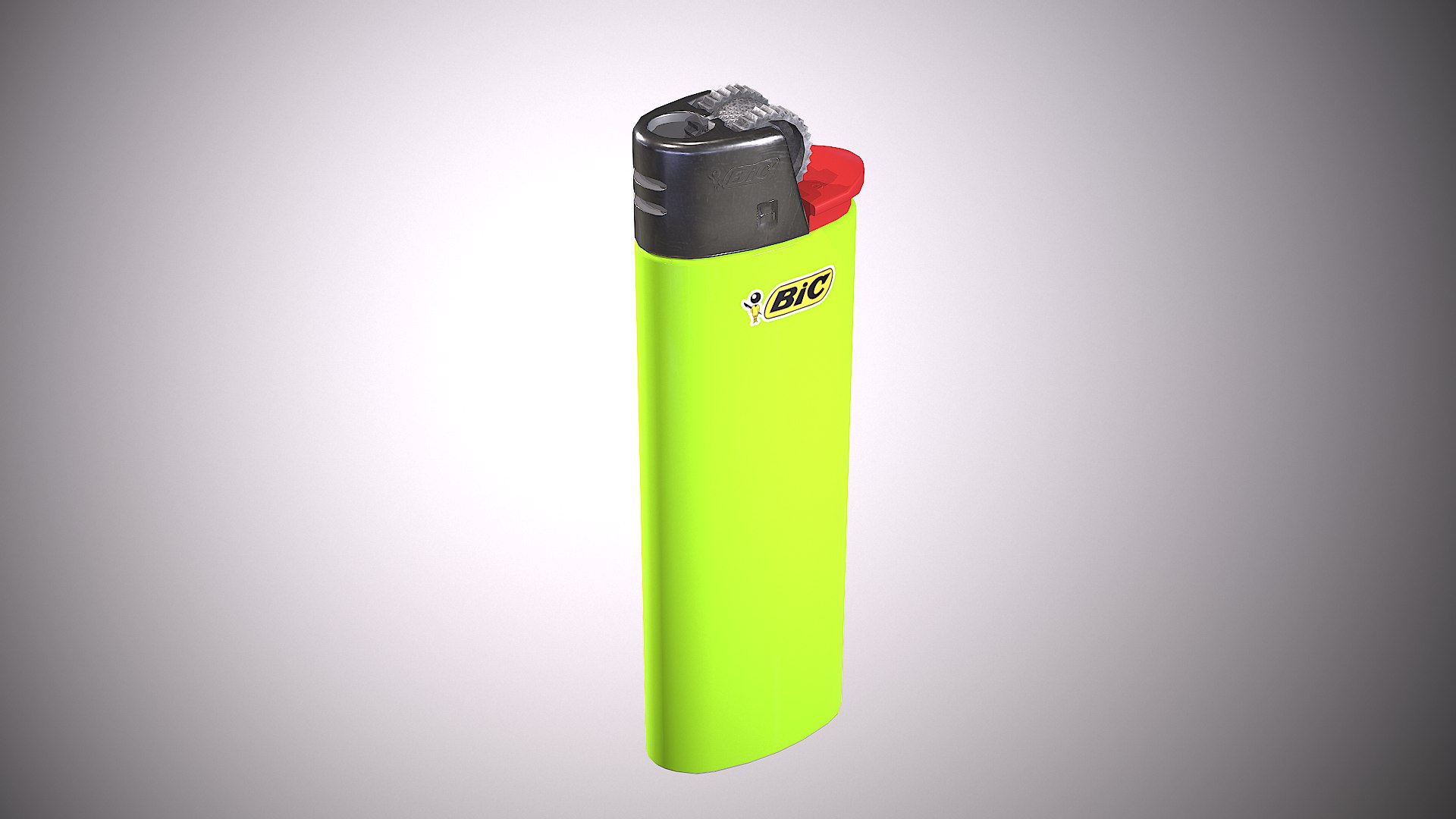 3D Disposable lighter BIC universal tool game-ready Lighters PBR ...