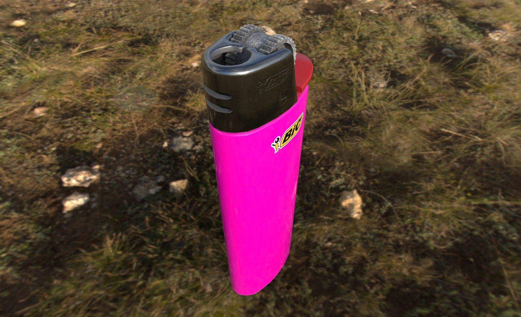 3D Disposable lighter BIC universal tool game-ready Lighters PBR ...