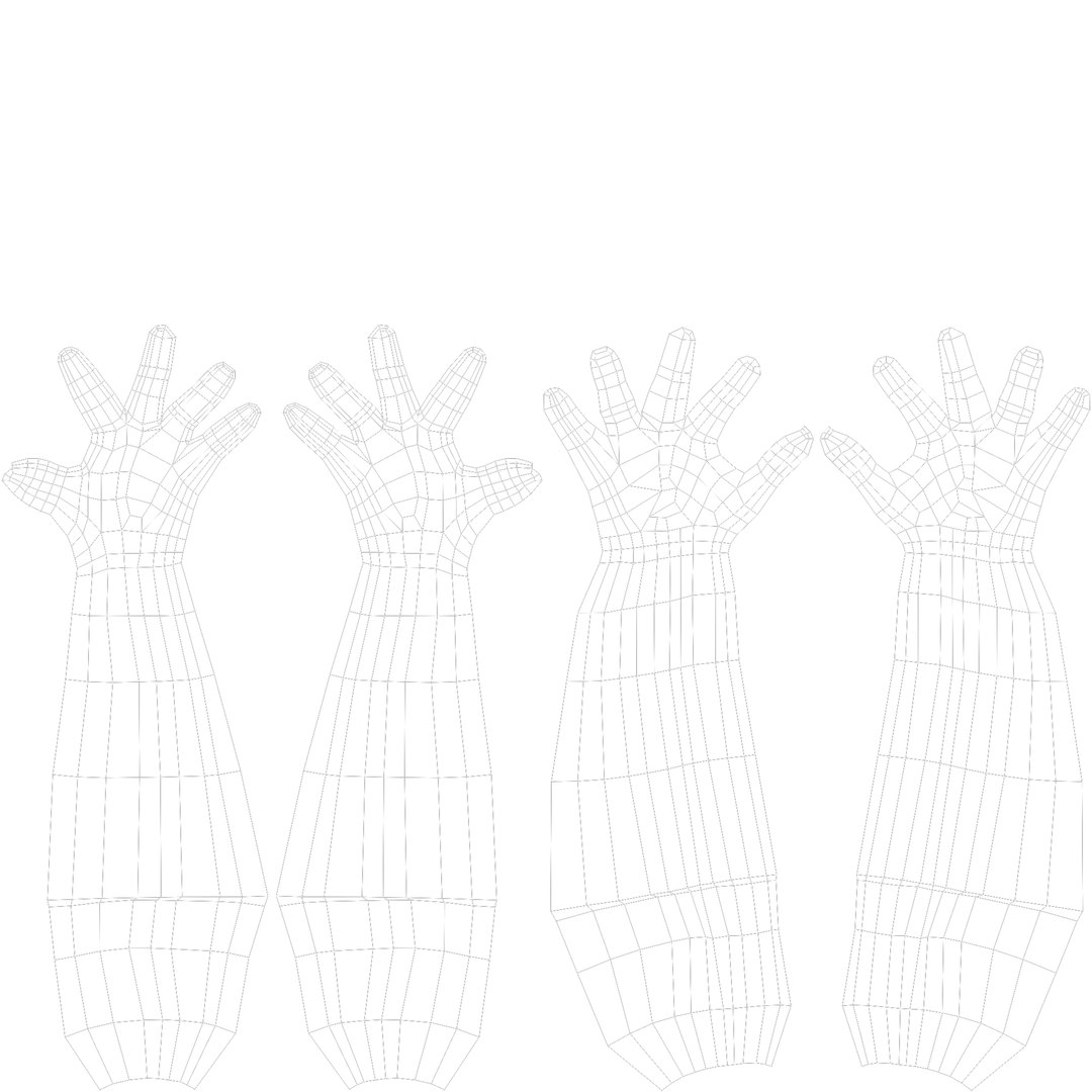 Safety Gloves 3D Model - TurboSquid 2318316