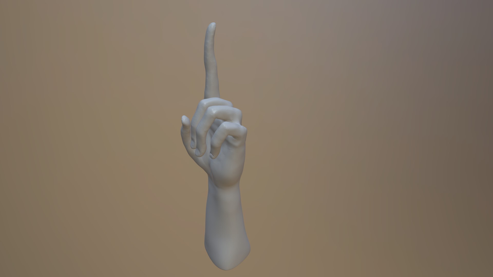 3d Hand Sign 3D Model - TurboSquid 1915854
