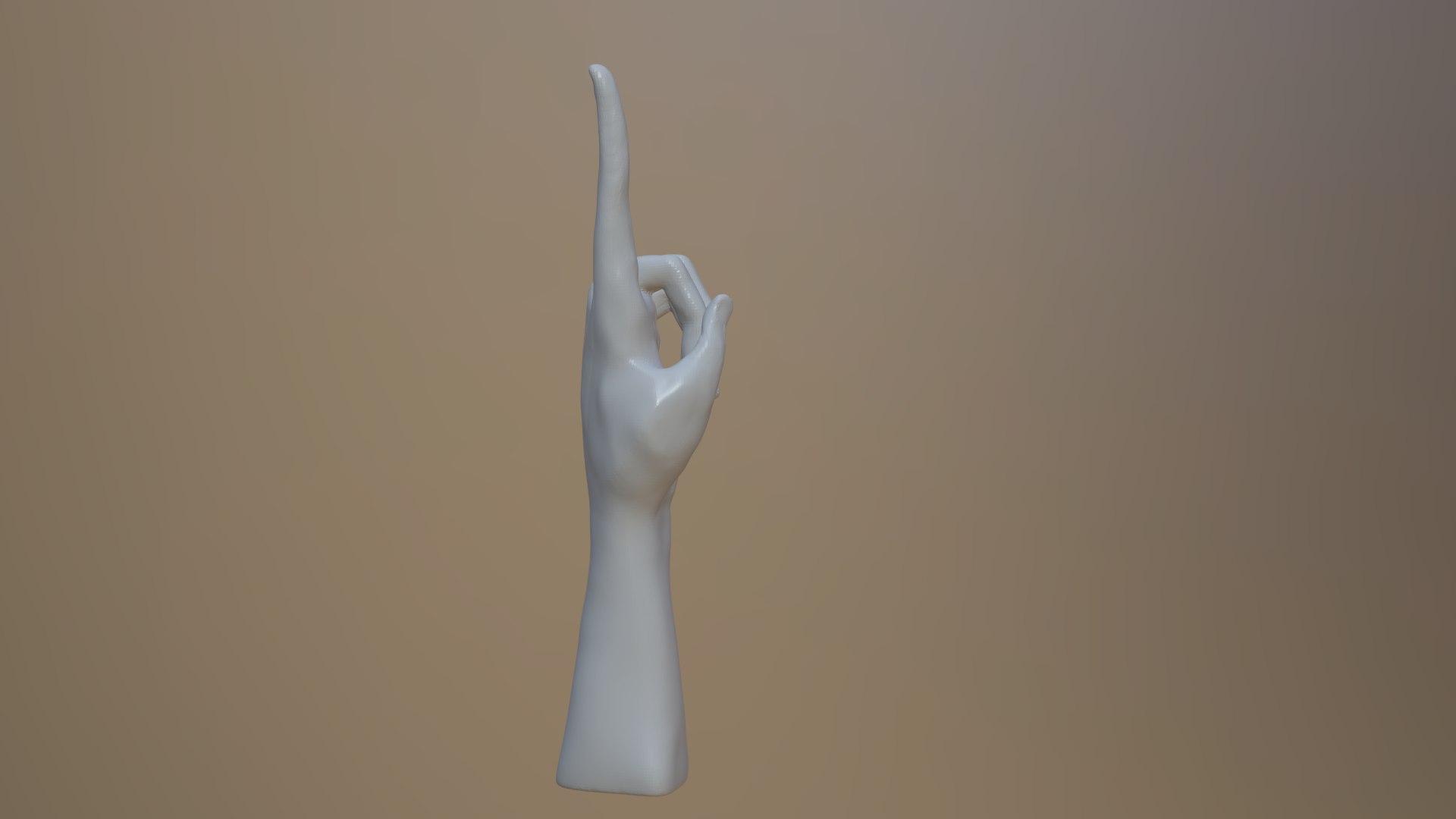 3d Hand Sign 3D Model - TurboSquid 1915854