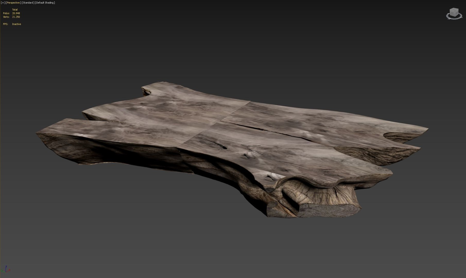 3D Teak Coffee Table Model - TurboSquid 2182372