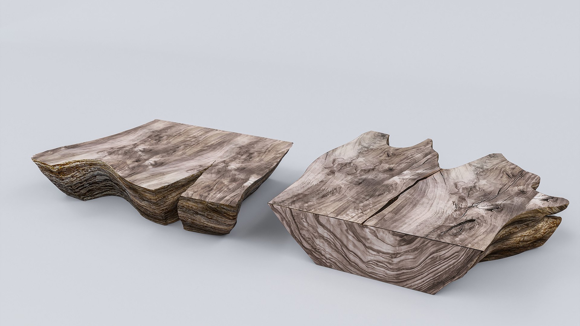 3D Teak Coffee Table Model - TurboSquid 2182372