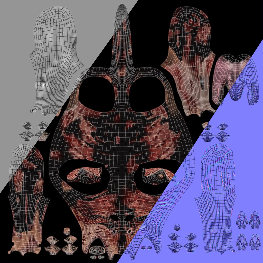 Zombie Dog Fur 3D model - TurboSquid 2148348