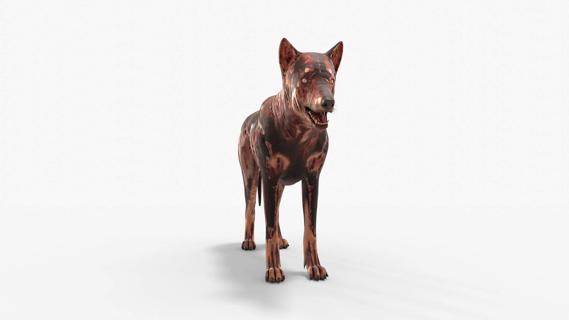 Zombie Dog with Fur 3D model - TurboSquid 2148348