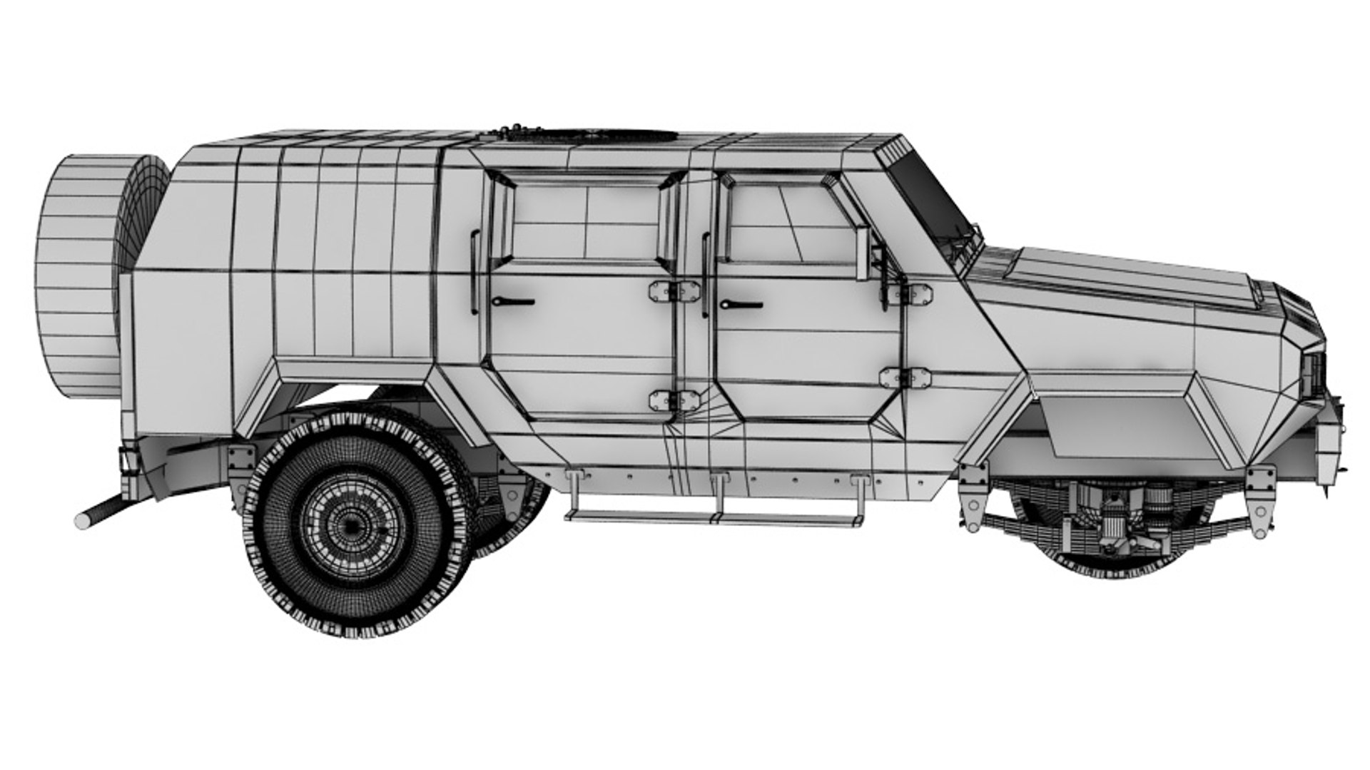 3D Model Military Vehicle - TurboSquid 1644382