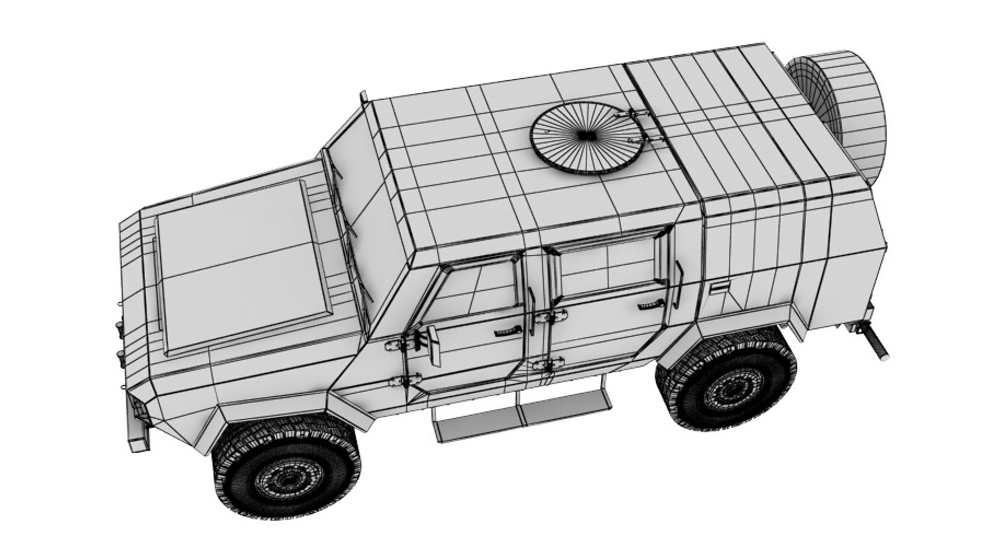 3D Model Military Vehicle - TurboSquid 1644382