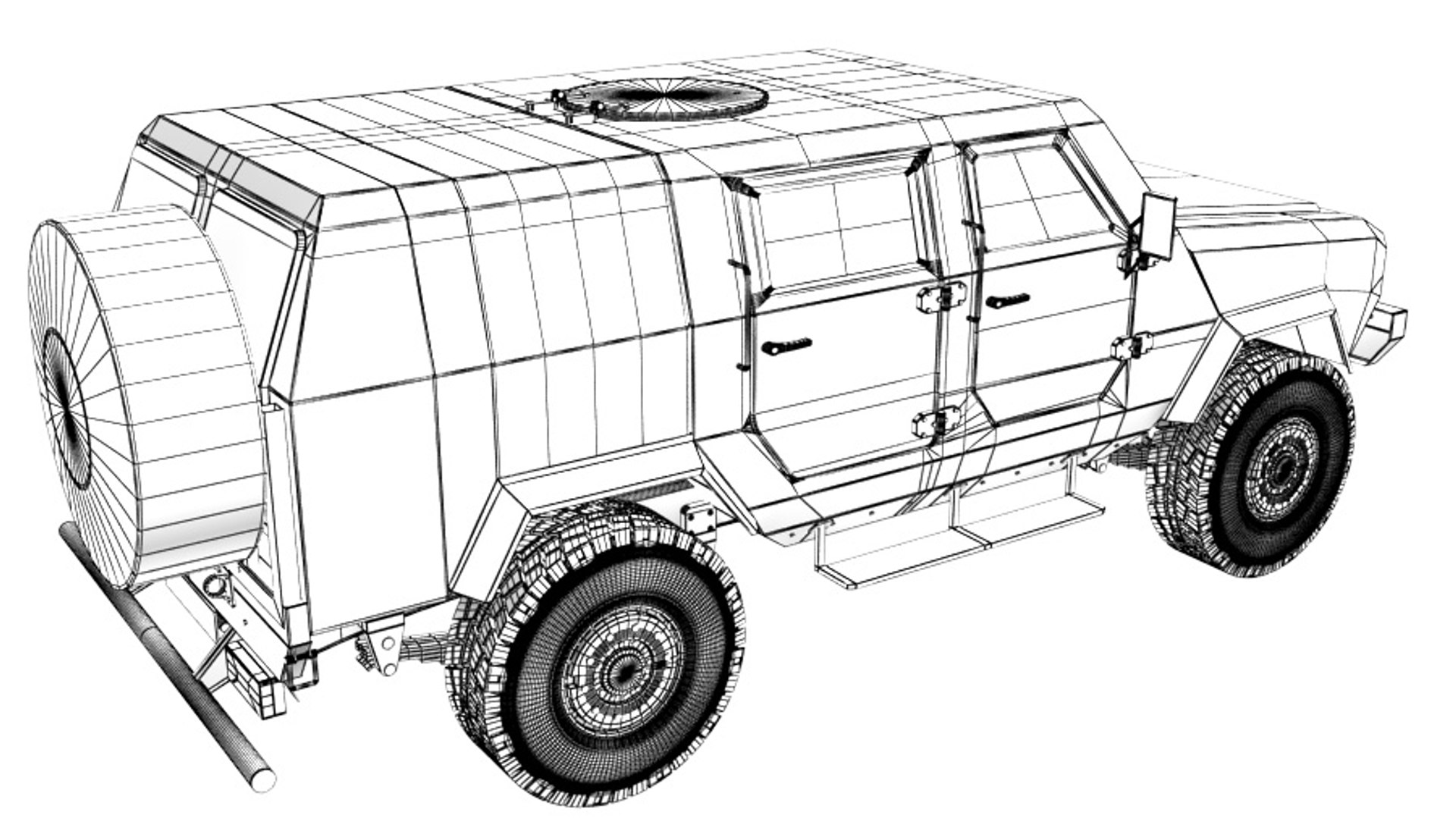 3D Model Military Vehicle - TurboSquid 1644382