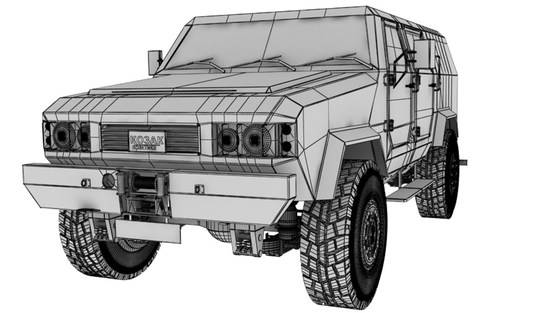 3D Model Military Vehicle - TurboSquid 1644382